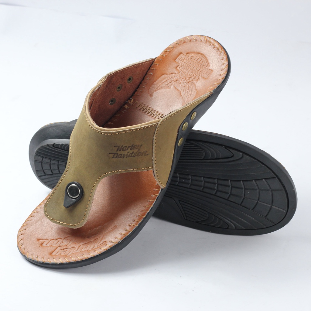Jual SANDAL KULIT PRIA JAPIT PREMIUM ASLI TERLARIS | Shopee Indonesia