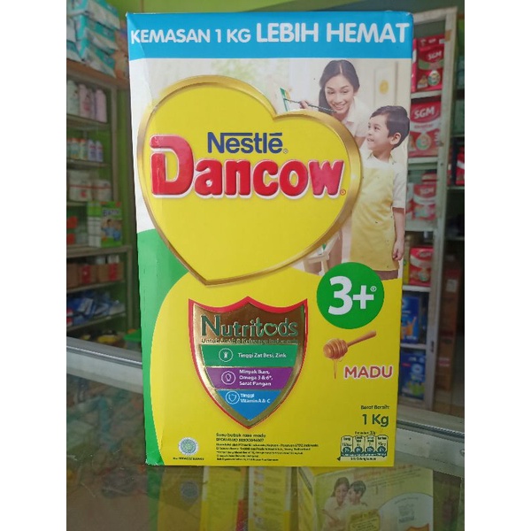 Jual Nestle Dancow 3+ dengan Nutritods Susu Pertumbuhan Rasa Madu ...