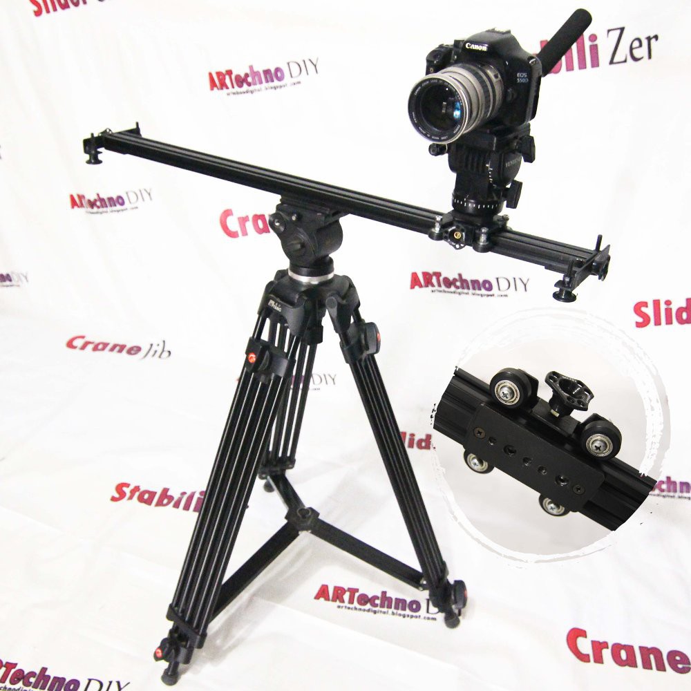 Jual 50cm Slider Cam V7 Slider Kamera Camera Slider Video DSLR ...
