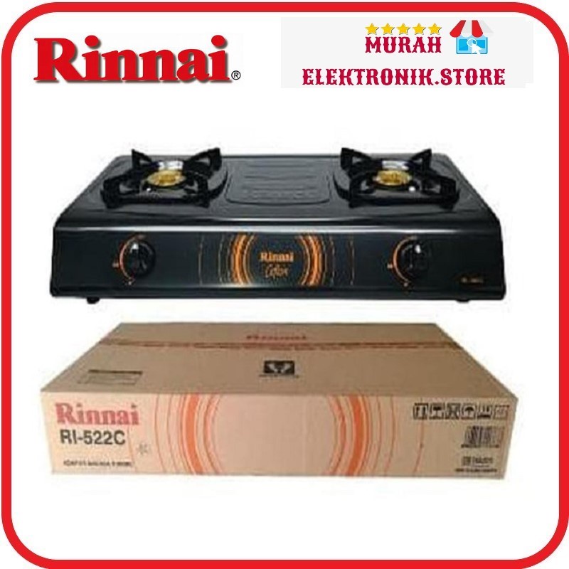 Jual KOMPOR GAS RINNAI RI-522C / RI 522 C / RI522C [2 TUNGKU] | Shopee ...