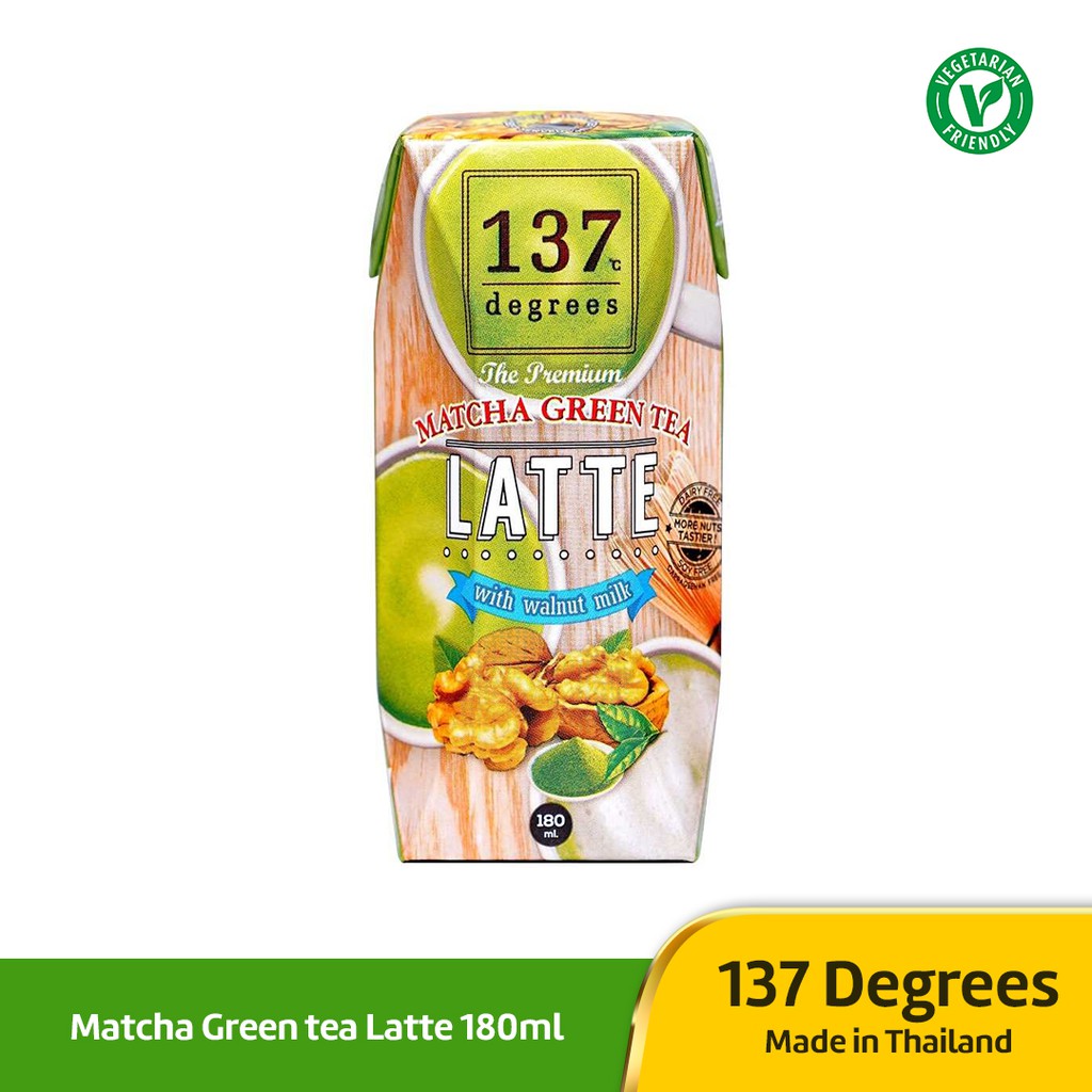 Jual 137 Degrees - Matcha Greentea Latte 180ml - Susu Walnut / Kenari ...