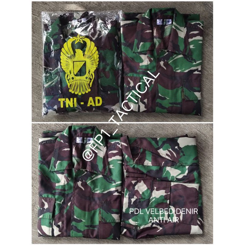 Jual PDL Loreng TNI VELBED DENIR | Shopee Indonesia