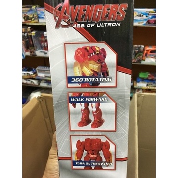 Jual Mainan Robot Hulkbuster Ironbuster Ironman Hulk Baterai | Shopee ...