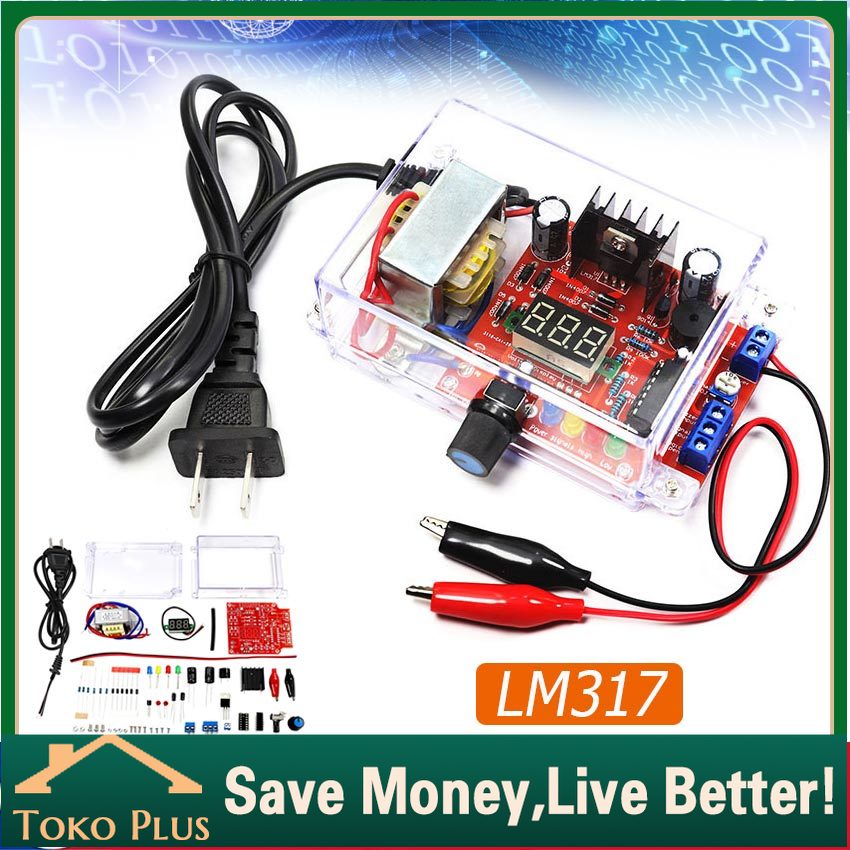 Jual LM317 Adjustable Power Supply Diy Electronic Kit Set 220V TO DC1 ...