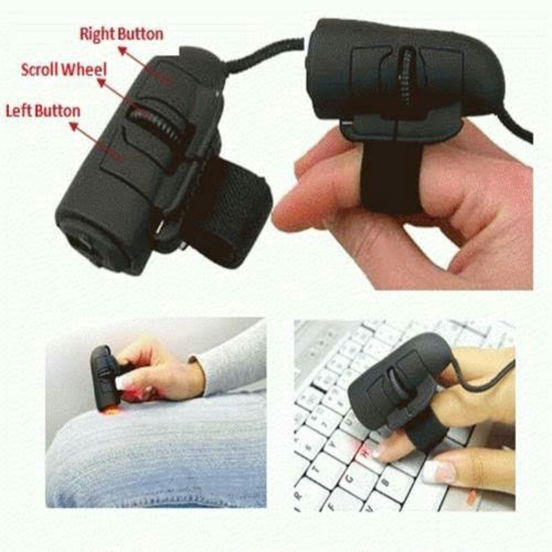 Jual Portable Wireless Mouse Super Unik Cuma Seukuran 2 Ruas Jari ...