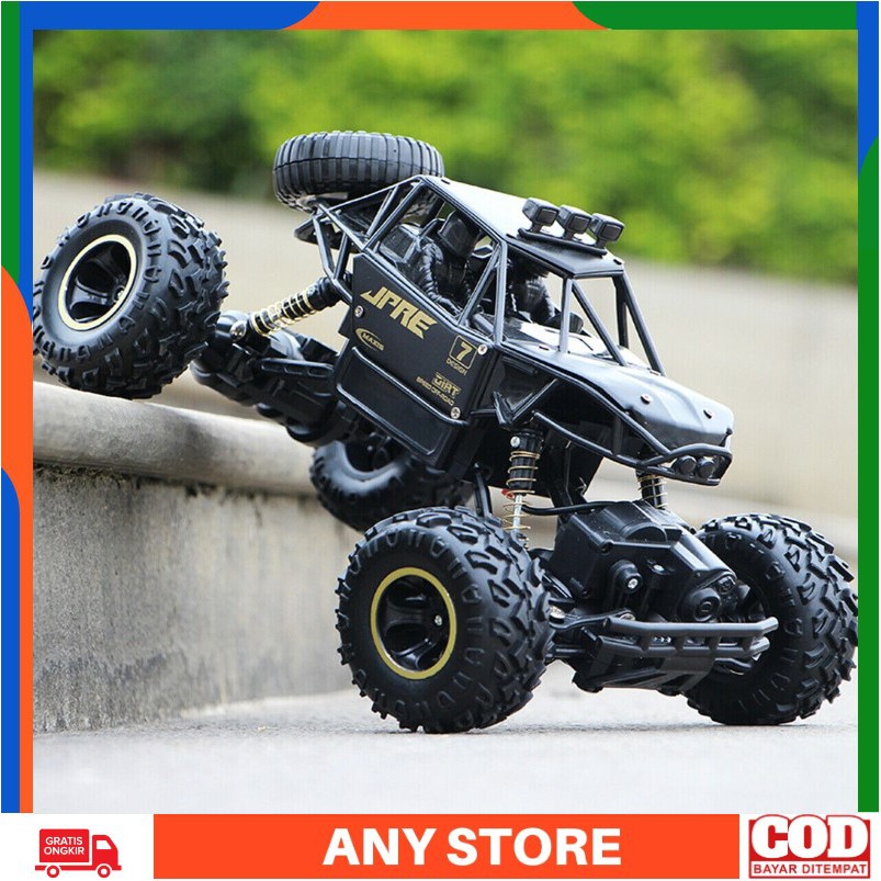 Jual AS - RC Mobil Mainan Rock Crawler 2000MAH 1:16 Off Road Truck 2.4GHz 4WD - Mobil Remot ...