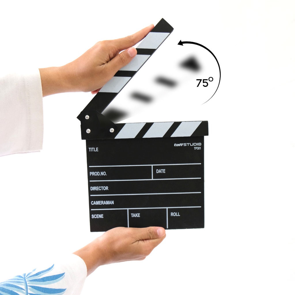 Jual IMPODIO Clapper board / papan film sutradara props studio | Shopee ...