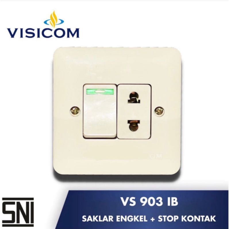 Jual Saklar Engkel + Stop Kontak Inbow IB Visicom VS 903 VS-903 VS903 ...