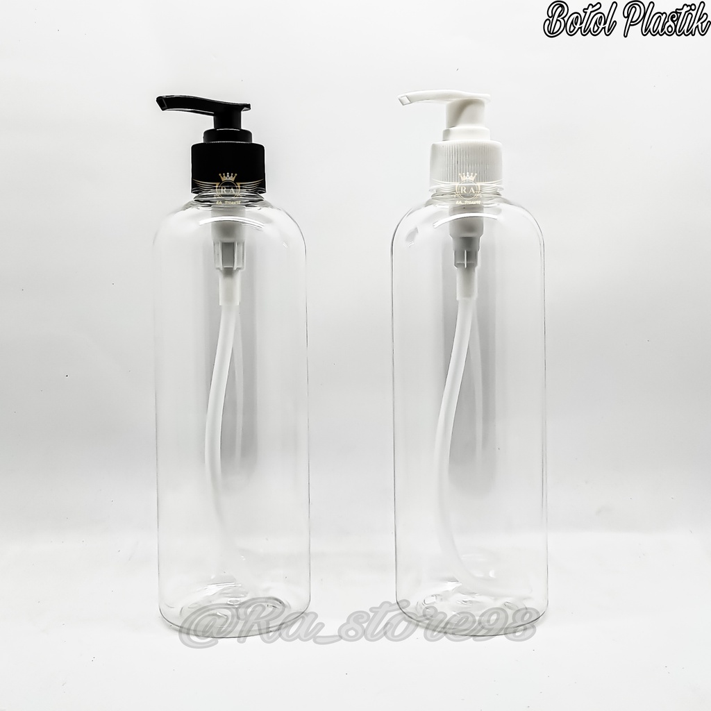 Jual Botol Pump 500ml Tinggi Bening Botol Clear Pump Varian Tinggi 500ml Berkualitas Tebal Murah ...