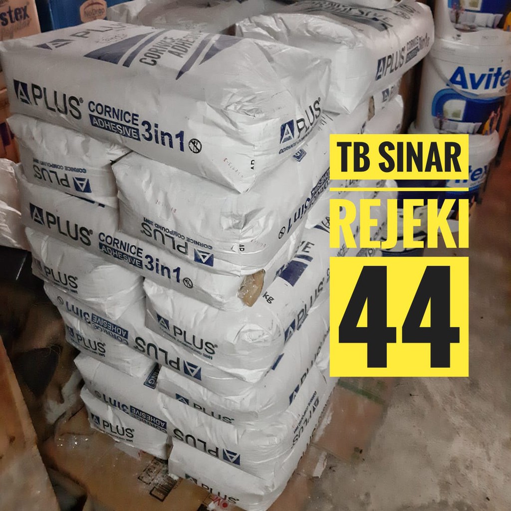 Jual Kompon Aplus Compound 20 KG Gypsum Gipsum merek A Plus Cornice ...