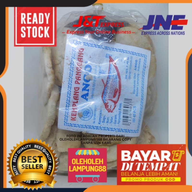 Jual Ango Kemplang Panggang Ikan Asli Lampung Kemasan Besar Isi 40 ...