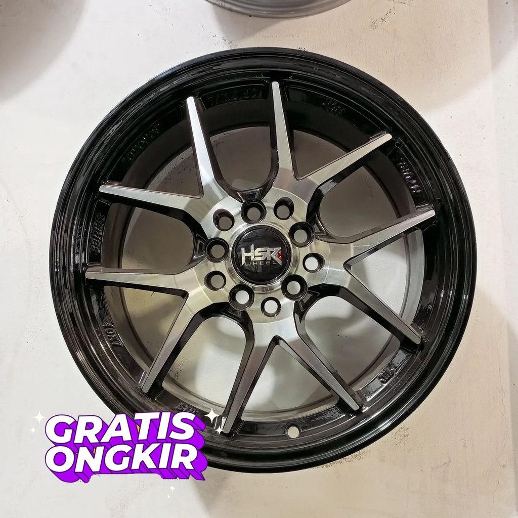 Jual VELG MOBIL RACING RIN 16 TYPE HSR HYURA R16X7 H5 X100 - 5X114,3 ET42 GBMFL | Shopee Indonesia