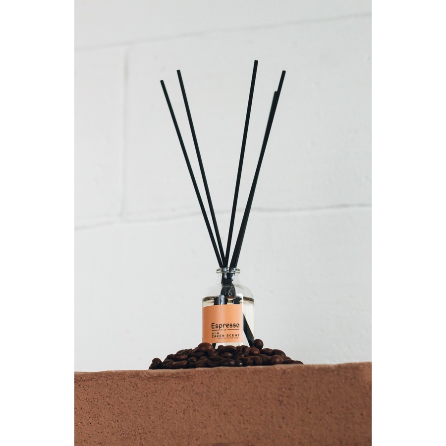 Jual ZAZEN SCENT Premium Reed Diffuser Espresso 50ml Pengharum Ruangan ...