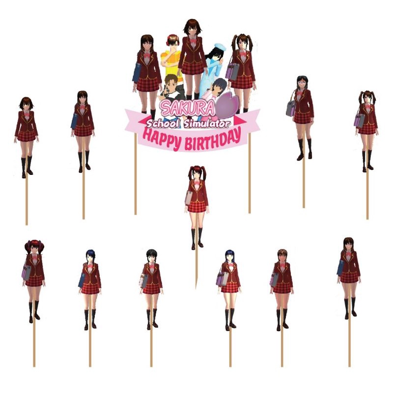 Jual topper toper hiasan tusukan kue cake nasi tumpeng ulang tahun ...