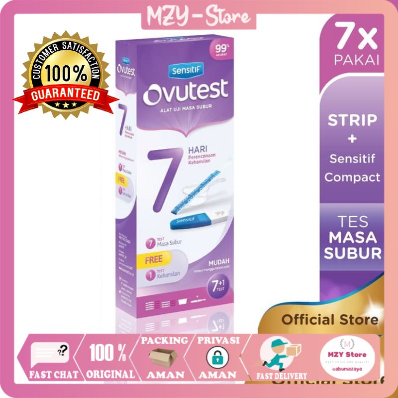 Jual Ovutest Sevendays Ovutest Seven Days Plan Free 1 Pac Sensitif ...