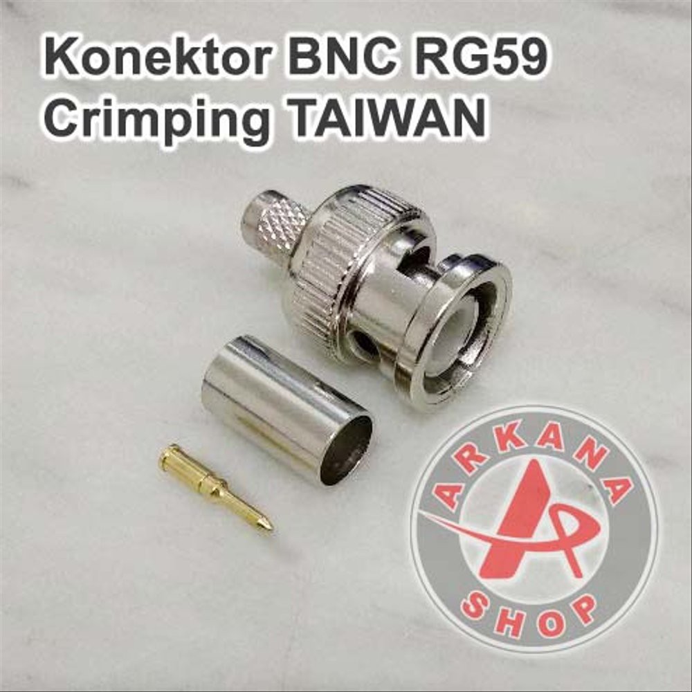 Jual KONEKTOR BNC TO RG 59 CRIMPING TAIWAN terbatas | Shopee Indonesia