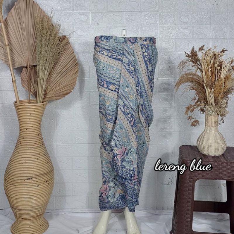 Jual Rok Lilit Batik Instan / Rok Rample Terbaru Modern Siap Pakai / 50 ...