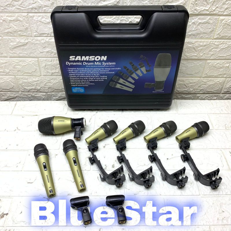 Jual Mic Drum Samson DMK 7 kit (isi 7pcs) | Shopee Indonesia