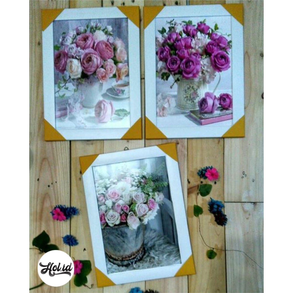 Jual Poster Shabby Cantik - Paket Isi 3 pcs, - pigura, bingkai ...