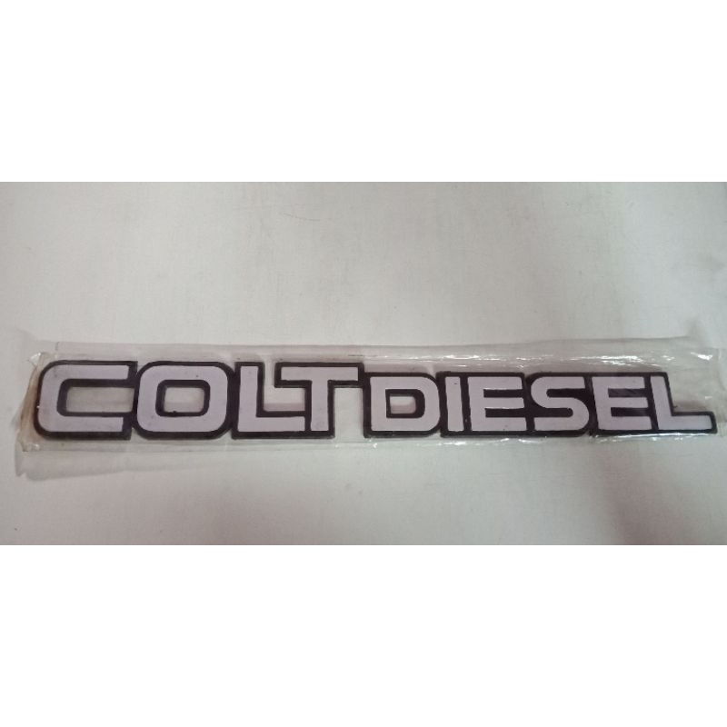 Jual Emblem Tulisan Colt Diesel Coltdiesel | Shopee Indonesia