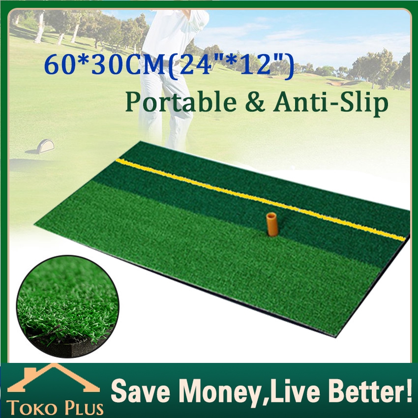 Jual 24“ X 12” Golf Matras Rumput Sintetis Mat Swing Training Golf Alas ...