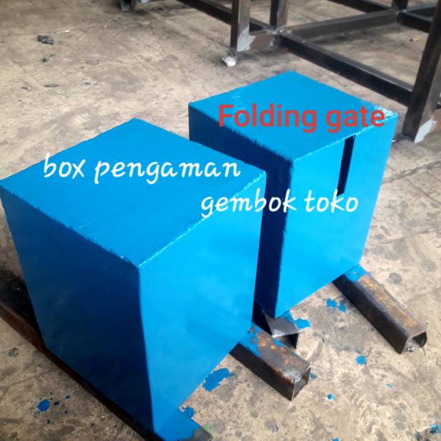 Jual READY box pengaman gembok, kunci toko, folding gate, kunci ...