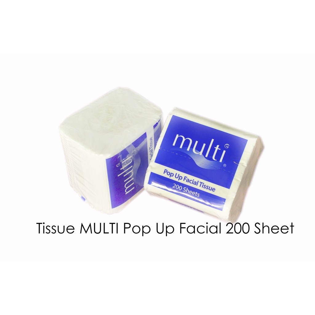 Jual Tissue MULTI Pop Up Facial 200 Sheet Lembar | Shopee Indonesia