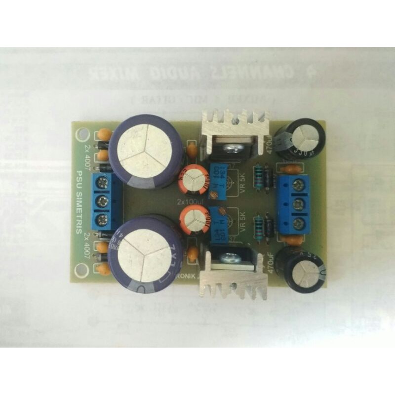 Jual kit PSU SIMETRIS ADJUSTABLE LM337 / LM317 | Shopee Indonesia