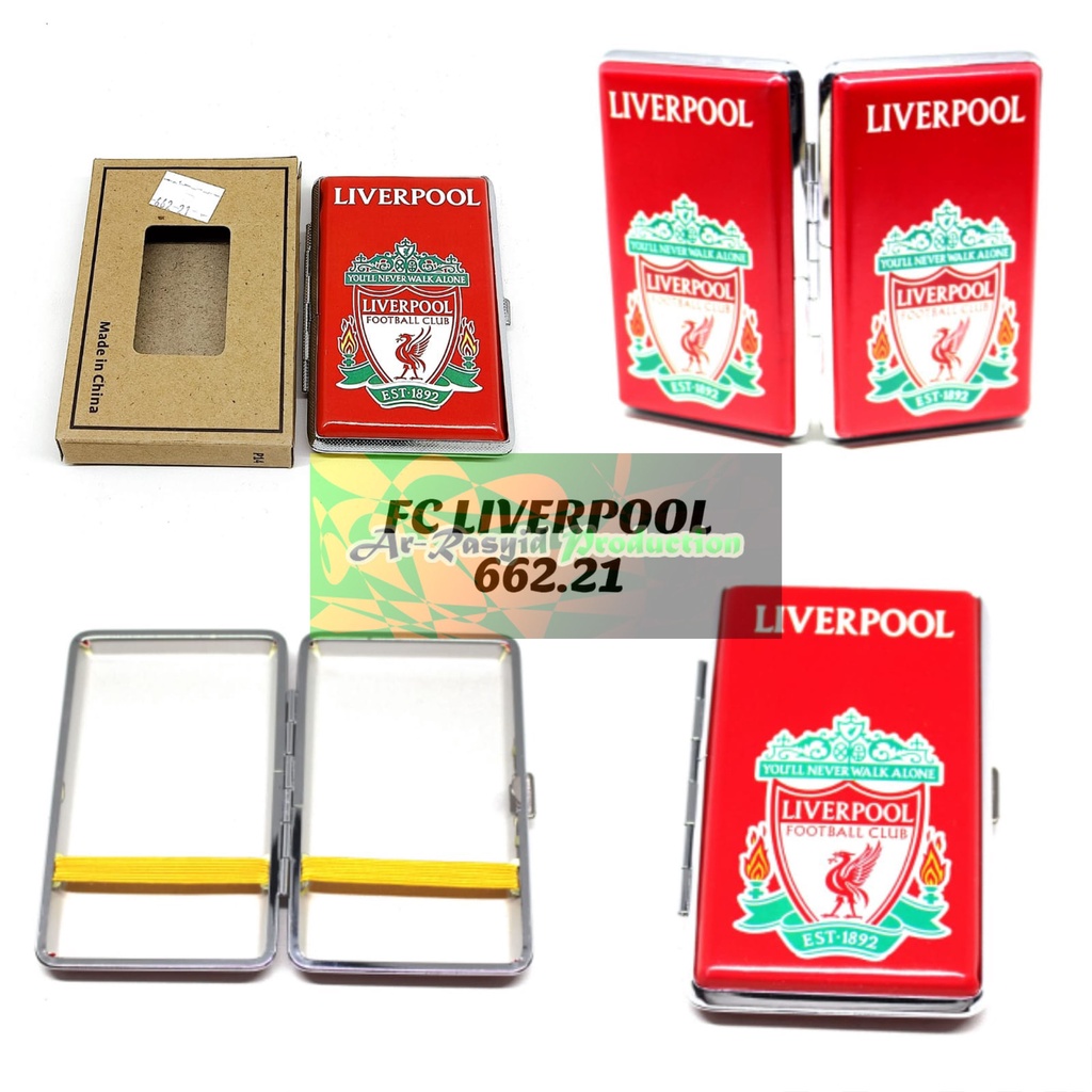 Jual Tempat Kotak Rokok Kaleng Motif Klub Liverpool | Shopee Indonesia