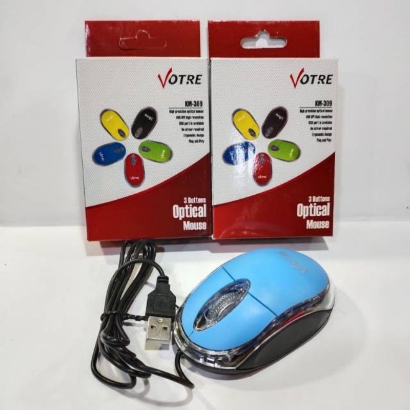 Jual MOUSE VOTRE KM-309/ OPTICAL MOUSE | Shopee Indonesia