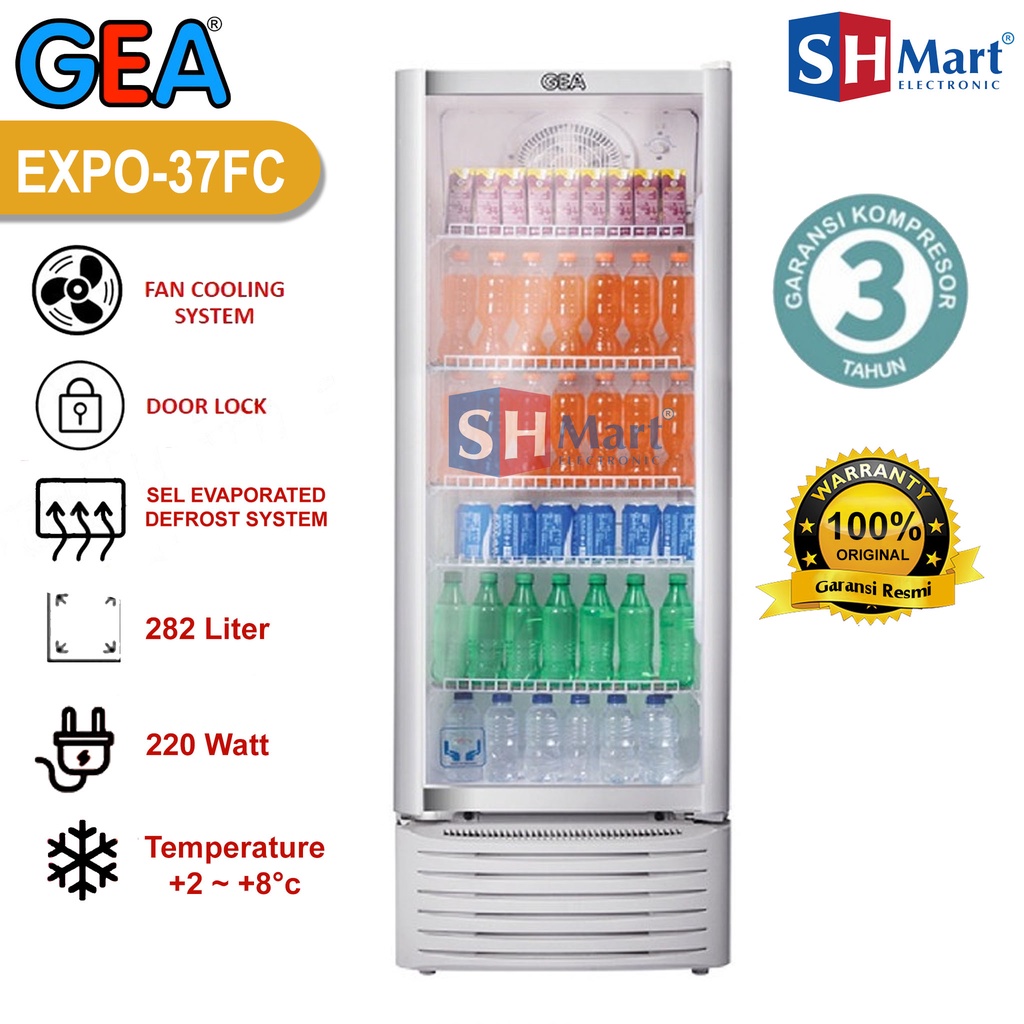 Jual KULKAS SHOWCASE GEA EXPO 37FR / EXPO-37FR PENDINGIN MINUMAN ...