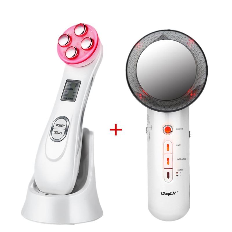 Jual RF EMS LED Light Facial Massage Machine Wrinkles Removal ...