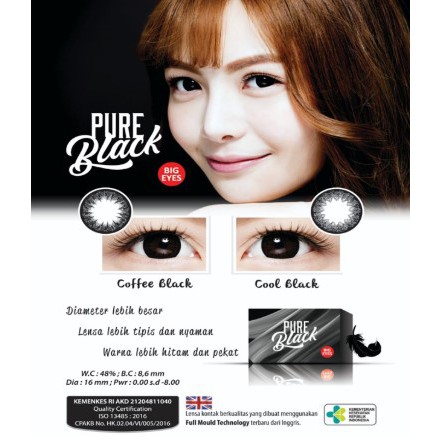 Jual SOFTLENS PURE BLACK 16MM | Shopee Indonesia