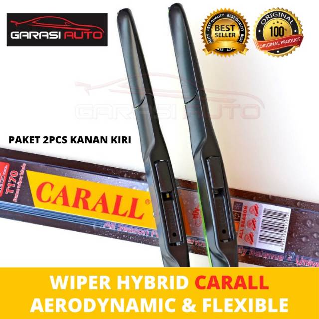 Jual Wiper Karet Kaca Depan Mobil Suzuki Aerio Original Carall Premium Hybrid Frameless RWB ...