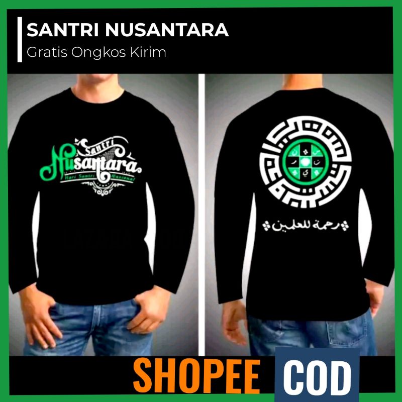 Jual Kaos Baju Santri Nusantara Lengan Panjang Hijau,Mafia Sholawat ... Jual Kaos Baju Santri Nusantara Lengan Panjang Hijau,Mafia Sholawat ...