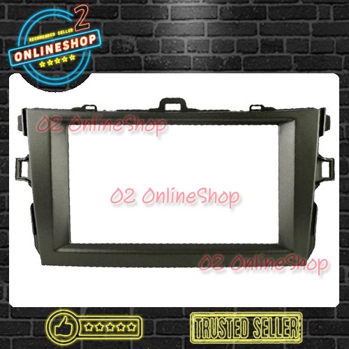 Jual Frame Toyota Corolla Panel Altis 2008-2010 Frame Head unit 6-7inch ...