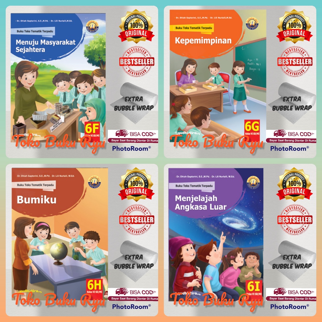 Jual TEMATIK TERPADU 6F 6G 6H 6I KELAS 6 SD K13 REVISI YUDHISTIRA | Shopee Indonesia