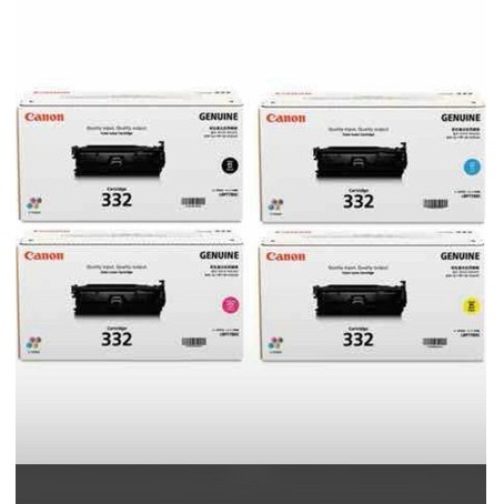 Jual TONER CARTRIDGE CANON 332 [BK/C/M/Y] BLACK & COLOUR ORIGINAL ...