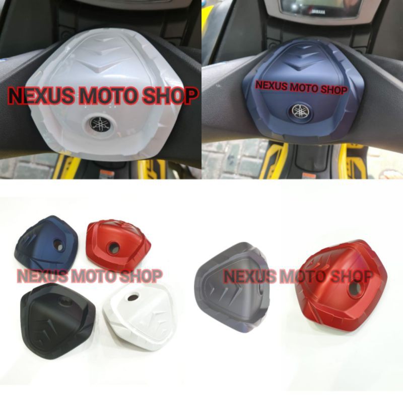 Jual cover stang mhr nmax new cover stang nmax new tutup stang mhr nmax ...
