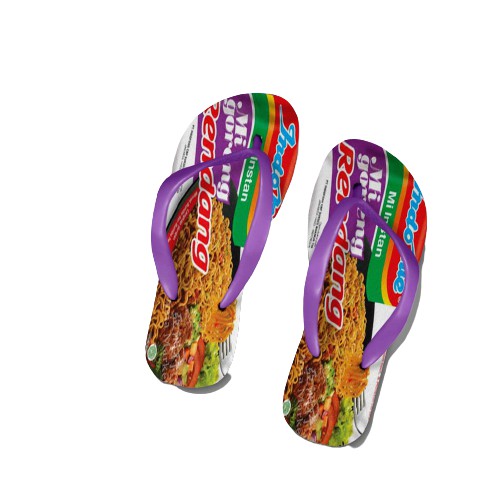 Jual SENDAL SANTAI PRIA SANDAL UNIK PRIA CUSTOM MOTIF MURAH TERBARU IND ...