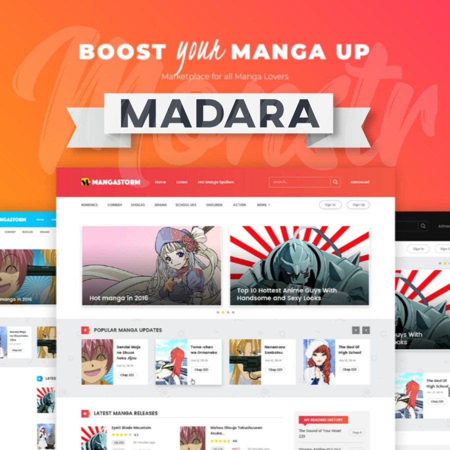 Jual Madara - WordPress Theme for Manga | Shopee Indonesia
