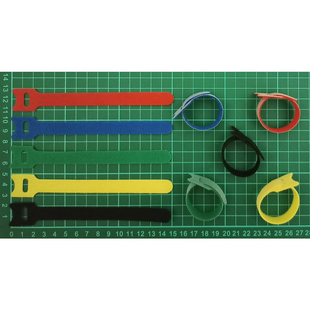 Jual Pengikat Strap Kabel Earphone Charger Bahan Nilon Warna Random ...