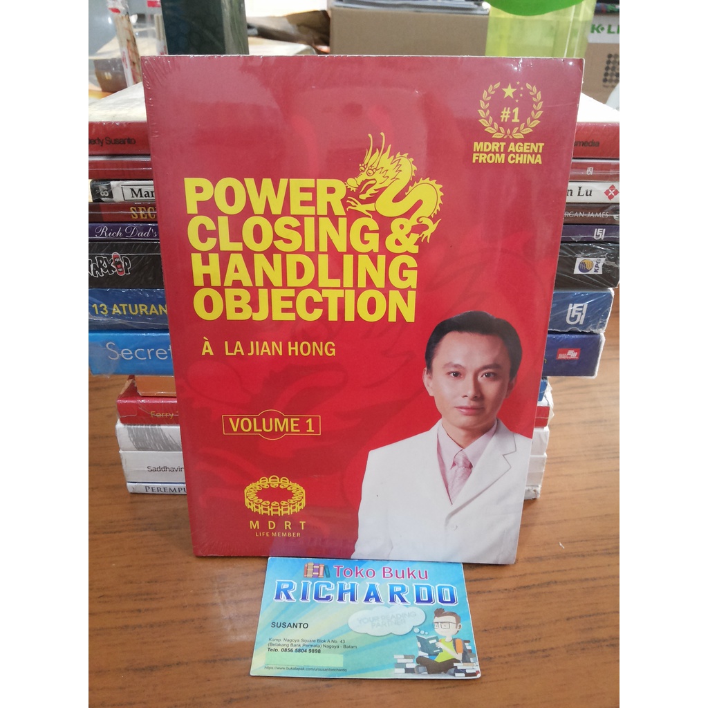 Jual Buku Power Closing & Handling Objection --- Jian Hong | Shopee ...