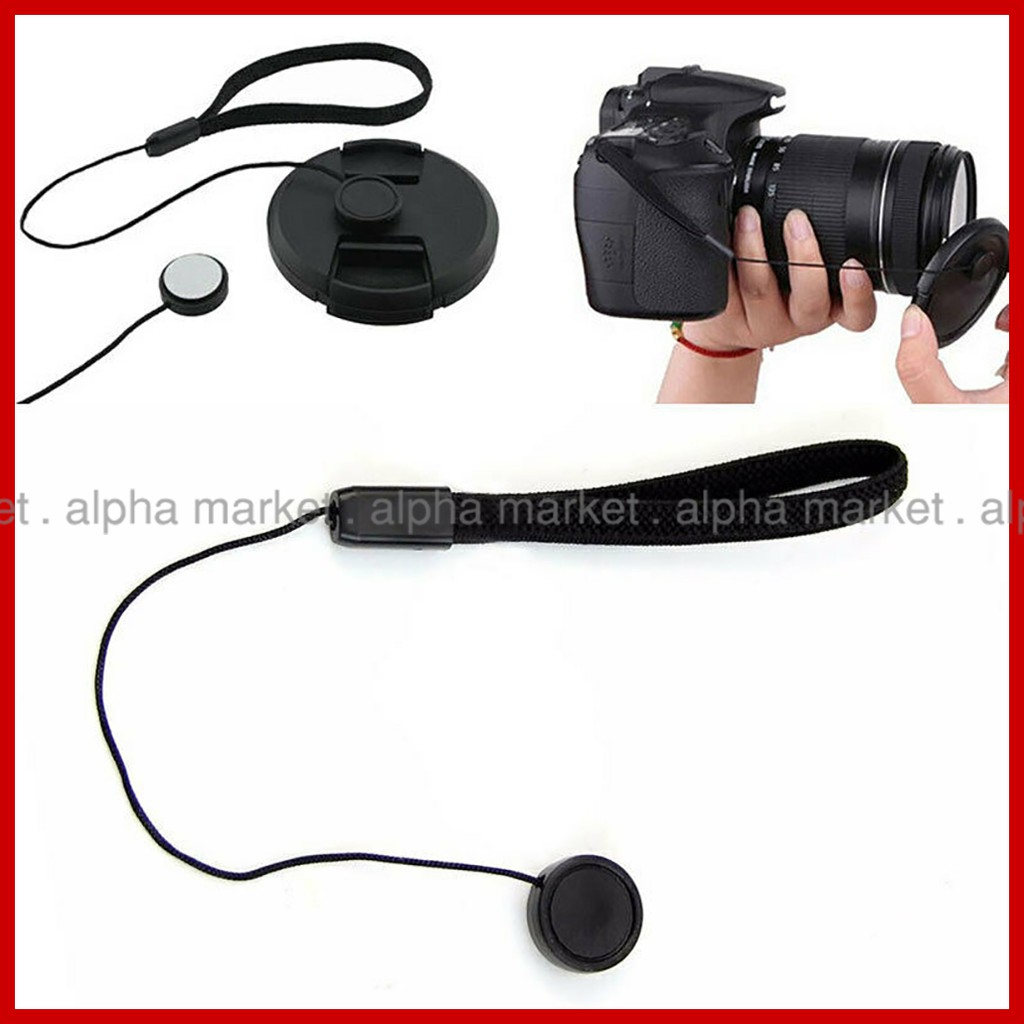 Jual Tali Tutup Lens Cap Lensa Kamera Strap Rope Front Cover Canon ...