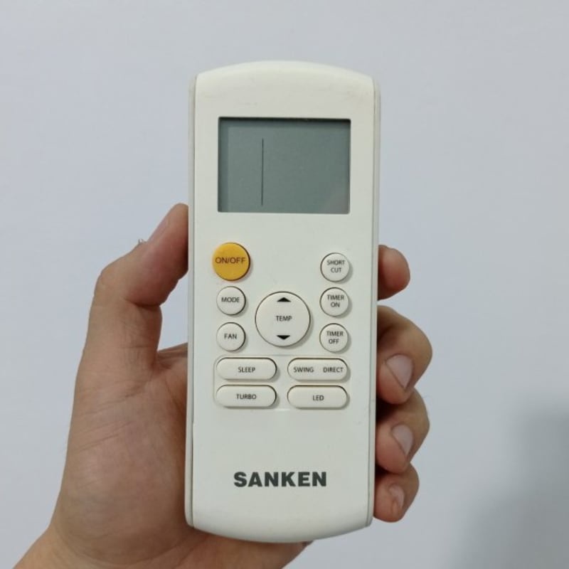 Jual Remot Remote AC Original Sanken RG57B/BGE (tanpa tutup bahagian ...