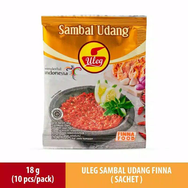 Jual Sambal Uleg Finna - Udang | Shopee Indonesia