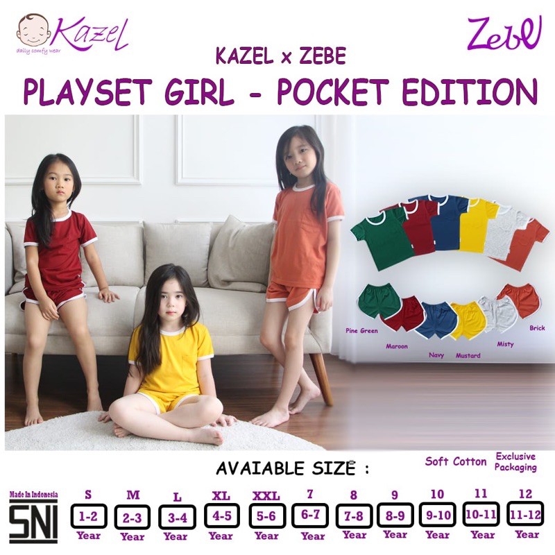 Jual Kazel x Zebe Playset Girl - Pocket Edition BIG SIZE | Shopee Indonesia