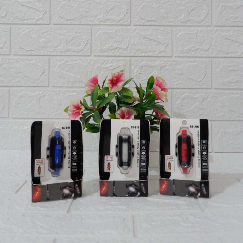 Jual Lampu Sepeda BS-216 (Lampu belakang sepeda) | Shopee Indonesia