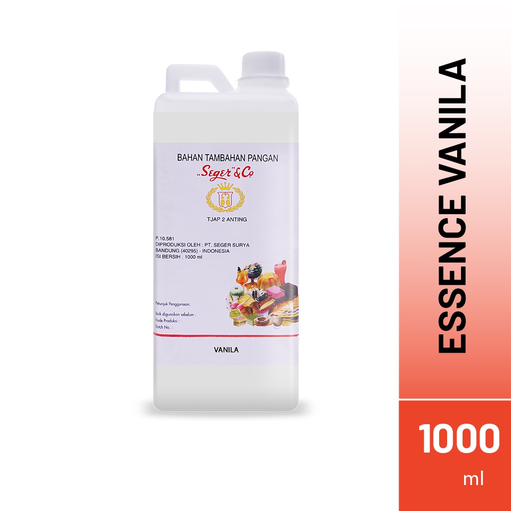 Jual Seger & Co Vanila Cair Essence Pasta Perisa Makanan 1 Liter ...