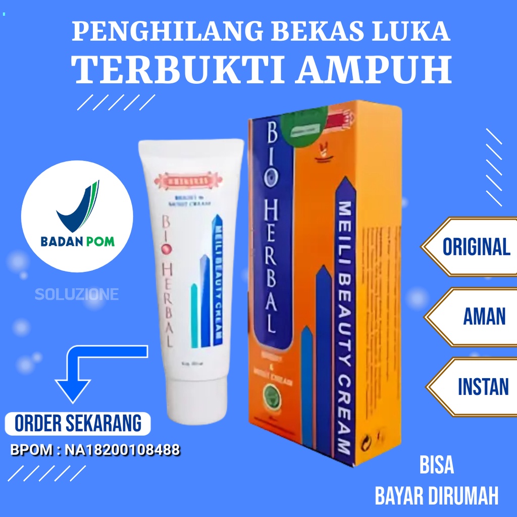 Jual Penghilang bekas luka salep cream MEILIBAHENLING bio herbal krim ...